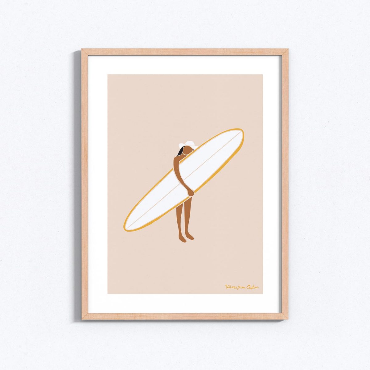 Surf and sea illustrations | Waves from Ceylon